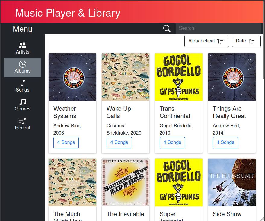 williambeukelman/Music-Library-App - Codesandbox