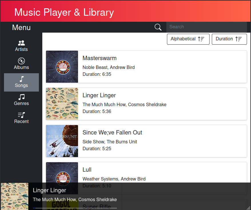 williambeukelman/Music-Library-App - Codesandbox